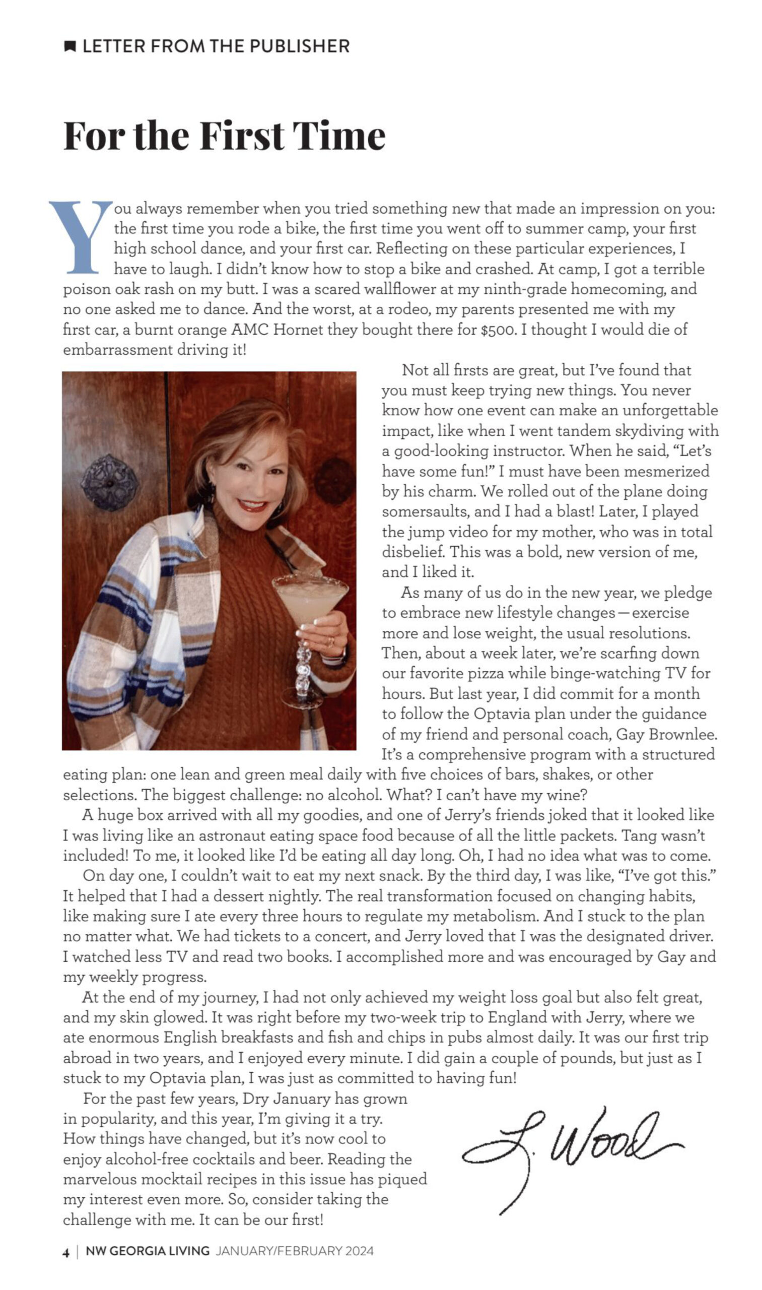 Letter from the Publisher – Northwest Georgia Living